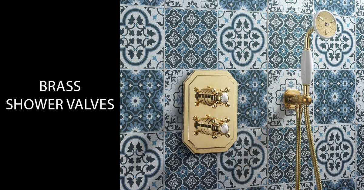 Brass Shower Valves | Polished & Brushed Brass | QS Supplies