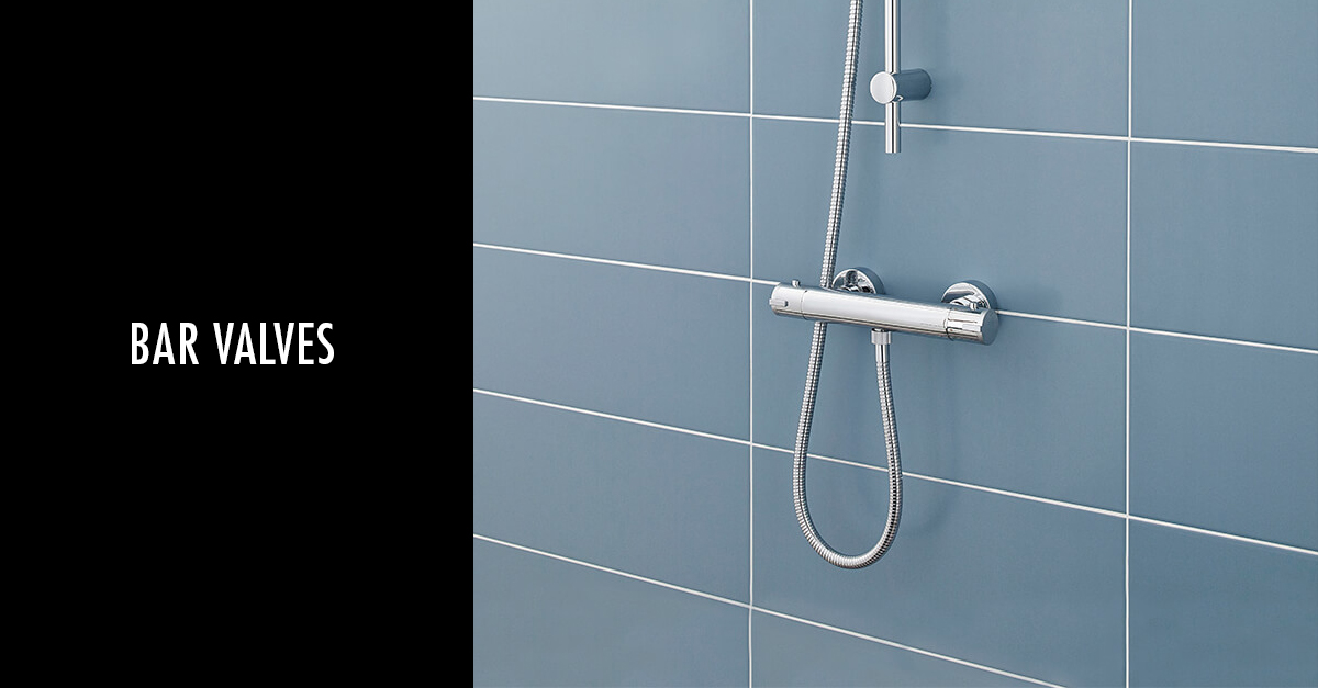 Bar Shower Valves - Thermostatic Mixer Bar Valves - QS Supplies