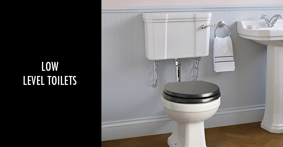 Low Level Toilets / Traditional Style / From £30 / QS Supplies UK