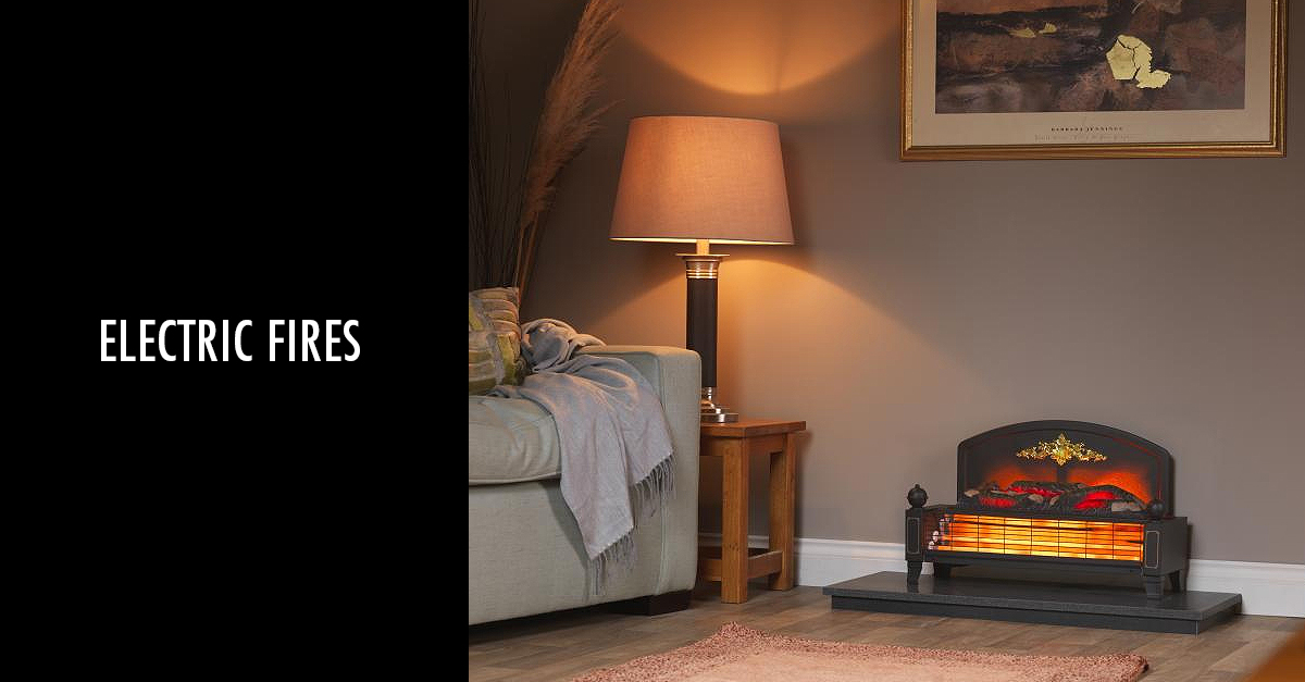 Electric Fires - Inset & Outset Fires - Thermostatically Controlled