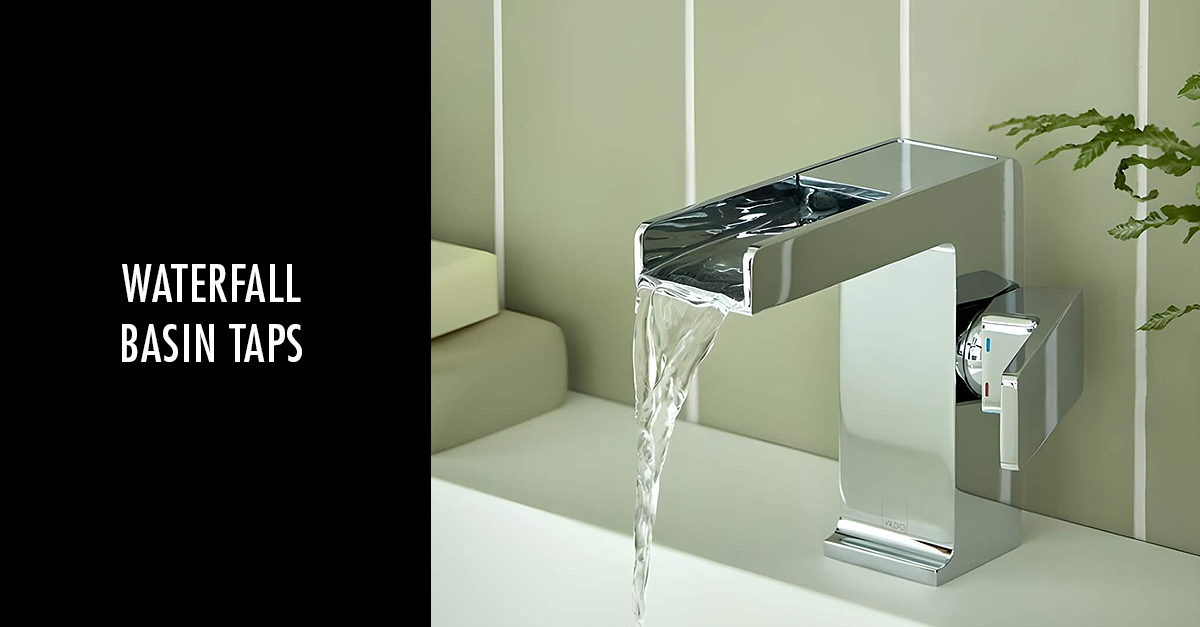 Waterfall Basin Taps | Waterfall Basin Mixers | QS Bathrooms
