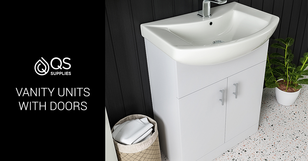 Vanity Units with Doors - QS Supplies