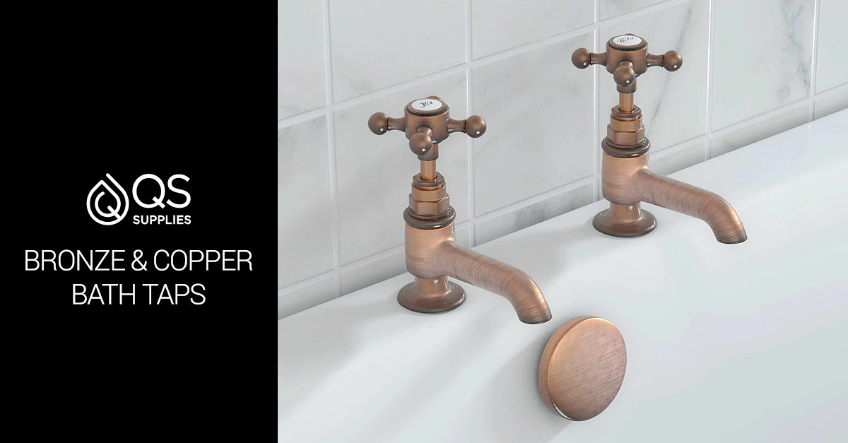 Bronze & Copper Bath Taps | Polished & Brushed | QS Supplies