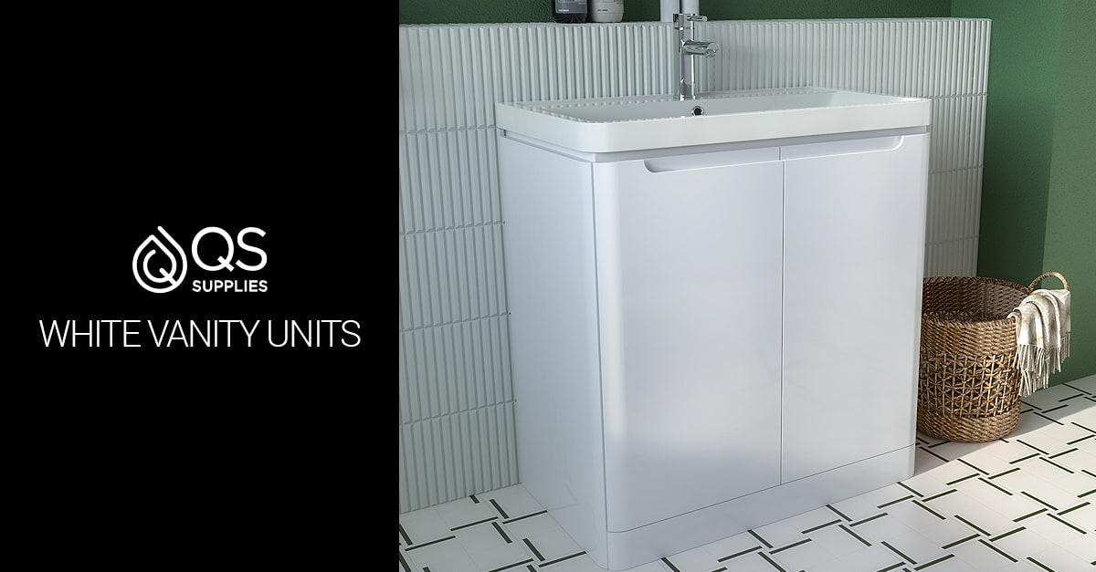 White Vanity Units - QS Supplies