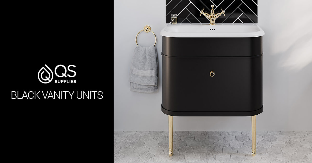 Black Vanity Units | Gloss & Matt Black Basin Unit Choices | QS