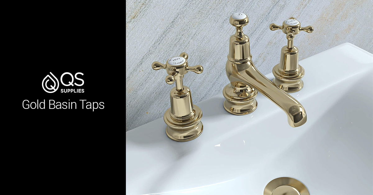 Gold Basin Taps | Polished & Rose Gold Tap Choices | QS Supplies