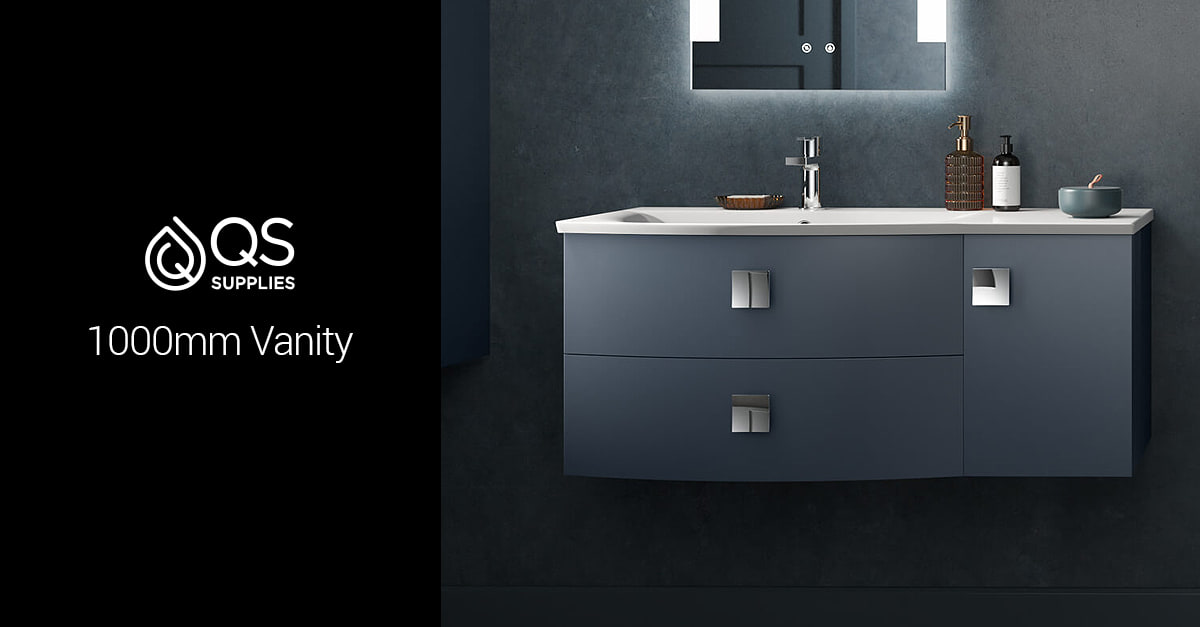 Width(mm): 1000 Vanity Units - QS Supplies