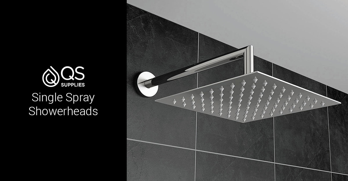 Single Spray Shower Heads - QS Supplies